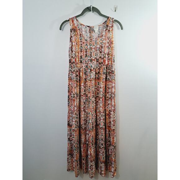 Roan + Ryan | Dresses | Roan Ryan Womens Cream Green Pink Floral Print ...